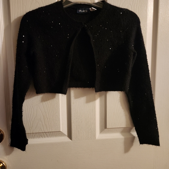 Place | Shirts & Tops | Sequin Cropped Cover Up | Poshmark